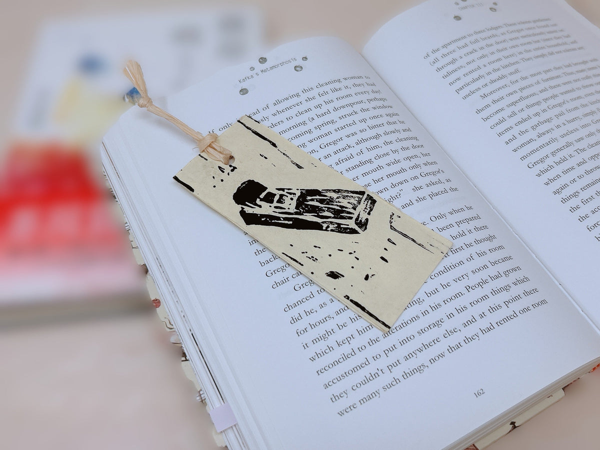 How to Make a Woodblock Print Bookmark from Scrap Wood – Kakuri Sangyo