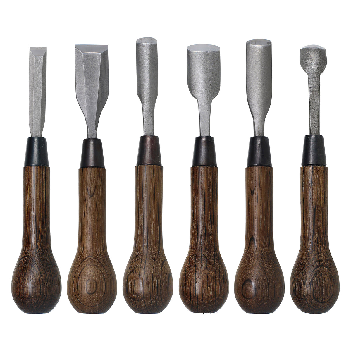 HSS Wood Carving Chisels, 6pcs set, with a Canvas Tool Roll – KAKURI ...