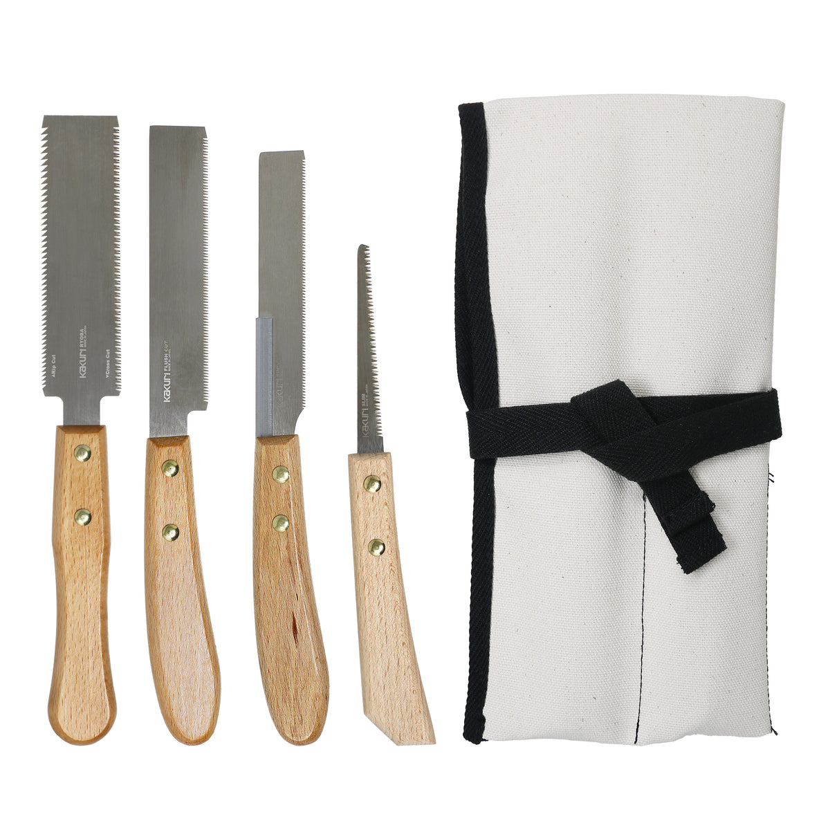 Kakuri Mini Craft Saw -4pcs Set with Canvas Case – KAKURI Corporation